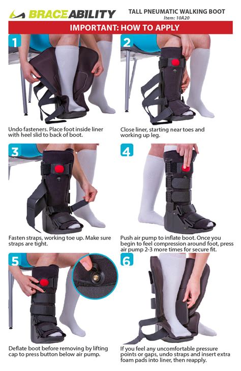 How To Properly Wear A Medical Boot At Laura Hefley Blog
