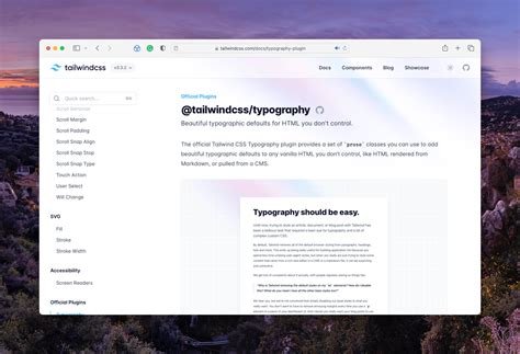 tailwind css typography plugin a step by step build guide