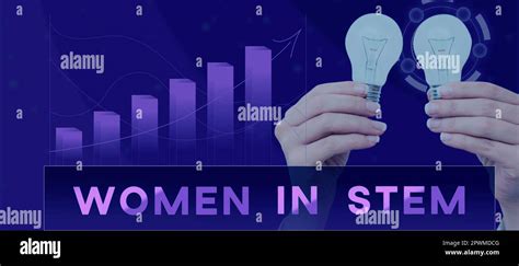 Writing Displaying Text Women In Stem Business Overview Science Technology Engineering