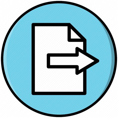 Document Export File Paper Icon Download On Iconfinder