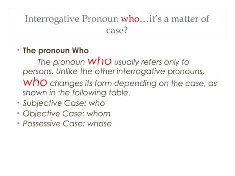 Interrogative And Demonstrative Pronouns Ppt