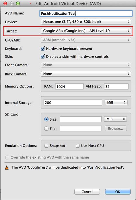 sunil s notes sending push notification to android emulator