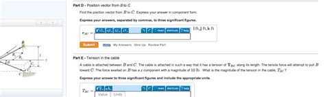 Solved To Find A Position Vector Between Two Arbitrary Chegg