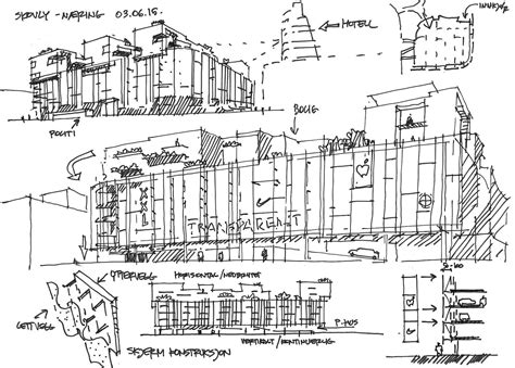 A Collection Of Random Concept Sketches Architecture Visualization 3d