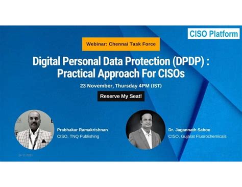 Digital Personal Data Protection Dpdp Practical Approach For Cisos Pdf