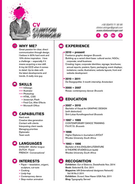 idées de CV créatifs et originaux pour booster vos candidatures CV Originaux fr Le