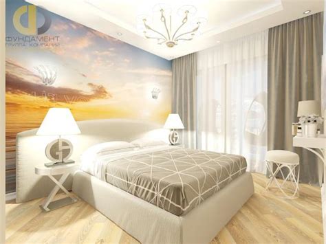 Дизайн спальни 15 кв м в современном стиле Фото