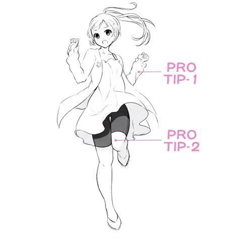 Pro Tips For Drawing Characters In Movement Lets Talk About Running Anime Art Magazine