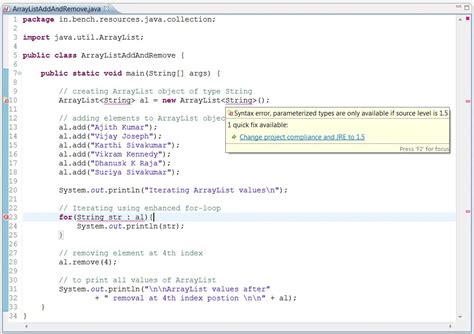 Eclipse Ide Java Compiler Compliance Level Issue Benchresourcesnet