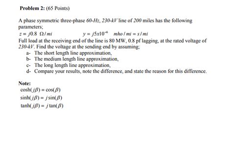 Solved Problem 2 65 Points A Phase Symmetric Three Phase Chegg Com