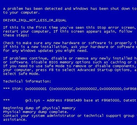 Blue Screen Errors Itechfixes Computer Repair Madison Wi