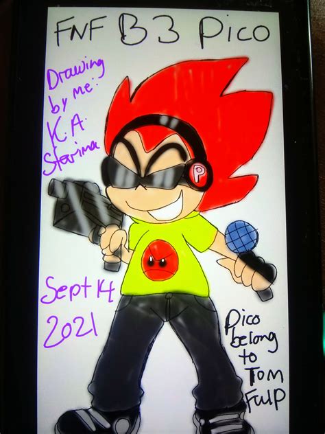 Keyshona Fnf B3 Pico Artwork By Keyshona On Newgrounds