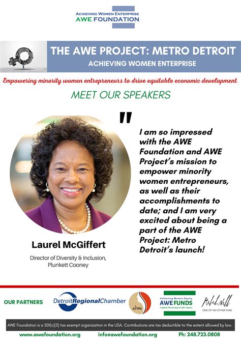 Meet Laurel Mcfert — One Of Our Awe Foundation Inc