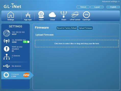 Firmware Upgrading GL INet Router Docs 2