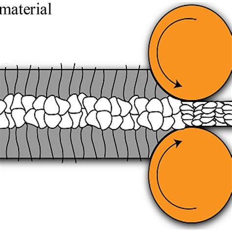 Schematic View Of Surface Rolling Process Download Scientific Diagram