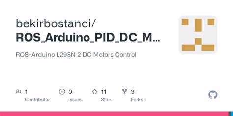 Github Bekirbostancirosarduinopiddcmotors Ros Arduino L298n 2