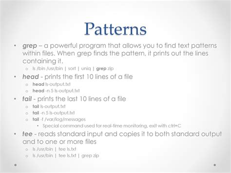 The Linux Command Line Chapter 6 Ppt Download