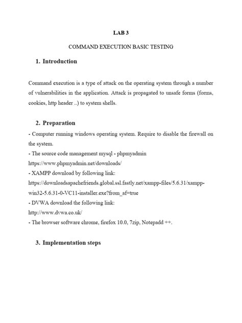 Lab 2 3 Request Command Execution Basic Testing Pdf