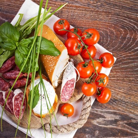 코티지 치즈를 곁들인 브루스케타 샌드위치 비주얼 스토리