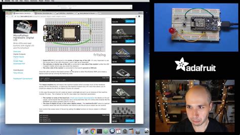 Micropython Hardware Digital Io With Tony D Micropython Live Youtube