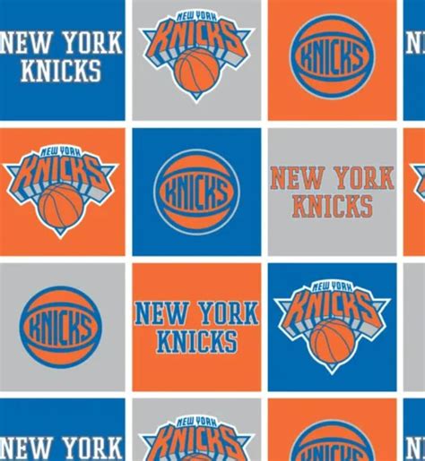 New York Knicks Nba Licensed Fleece Fabric Officially Licensed Etsy