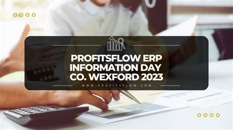 Profitsflow Erp Information Day Co Wexford 2023 Profitsflow