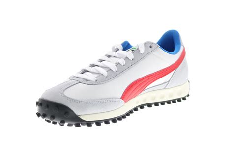 Puma Easy Rider Ii 38102601 Mens White Leather Lifestyle Sneakers Shoe