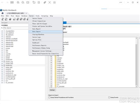 mysql workbench工具导出导入数据库方式 mysql 脚本之家