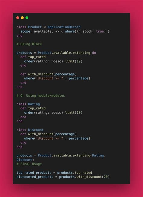 how to add temporary query methods to activerecord relation object haseeb a posted on the