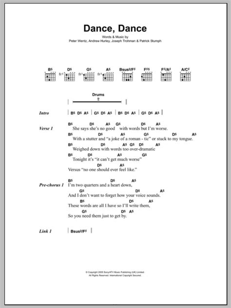 Dance Dance Sheet Music Direct