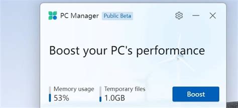 Pc Manager Microsoft Launched A Manager To Improve Windows Performance