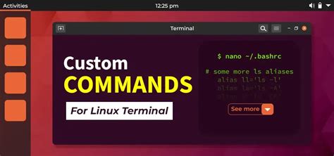 How To Make Custom Commands For Linux Terminal Geeksforgeeks