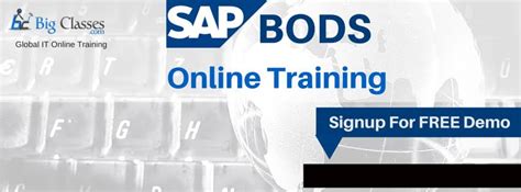 Sap Business Objects Data Services Training Sap Bo Online Training