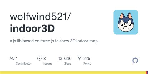 Github Wolfwind Indoor D A Js Lib Based On Three Js To Show D Indoor Map