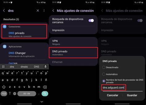 Cómo usar AdGuard DNS para bloquear la publicidad en Android