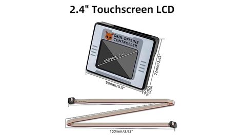 Foxalien Cnc Offline Controller Offline Control Module With Touchscreen Lcd Grbl Control For