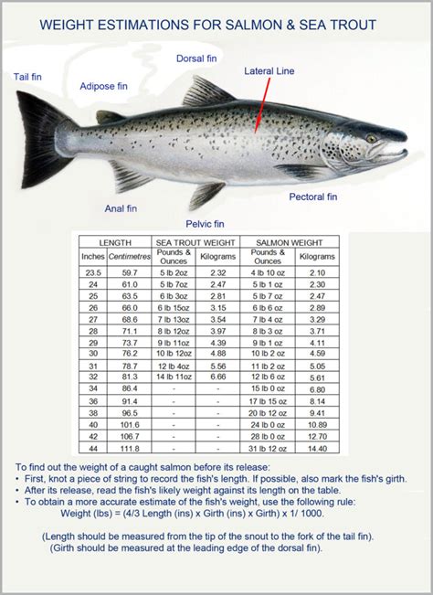 Fish Length Weight Table PASAS