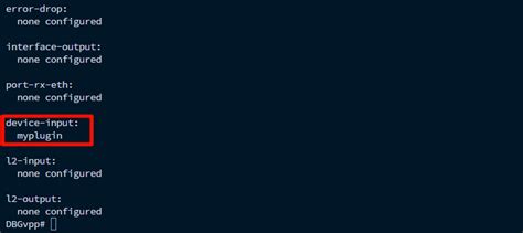 Vpp插件开发标准模板