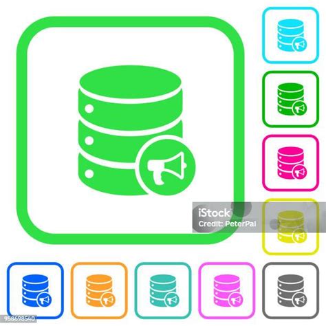 데이터베이스 경고 생생한 컬러 플랫 아이콘 0명에 대한 스톡 벡터 아트 및 기타 이미지 0명 Sql 곡선 Istock