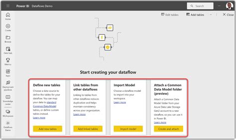 How To Create A Dataflow Within The Power BI Service Customer Analytics