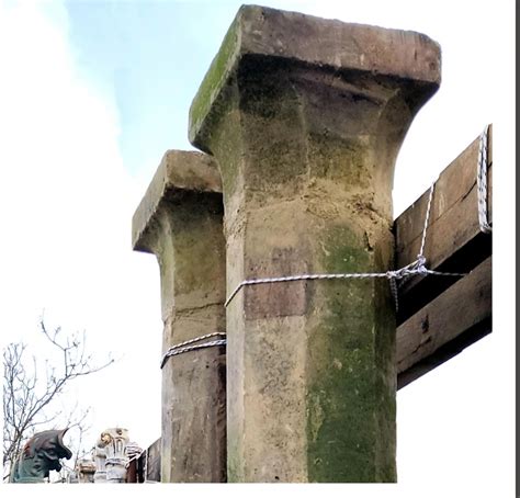 Octagonal Section Limestone Columns For Sale At 1stdibs