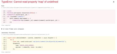 Nodejs Typeerror Cannot Read Property Map Of Undefined When