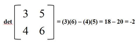 second order determinants