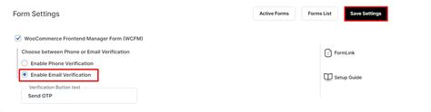 OTP Verification WCFM Marketplace WooCommerce Frontend Manager