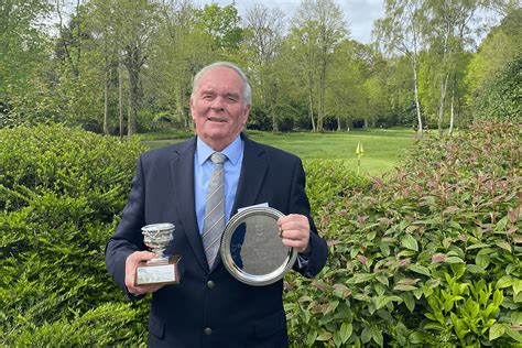 Long Time Volunteer Michael Rees Presented With England Golf Award National Club Golfer