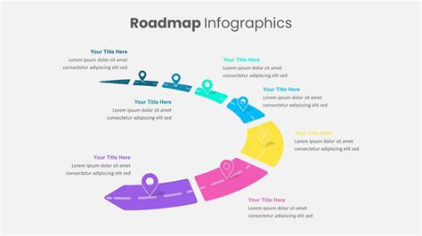 Free Arrow Roadmap Template PowerPoint And Google Slides SlideKit