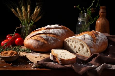 Premium Ai Image Fresh Bread Generative Ai