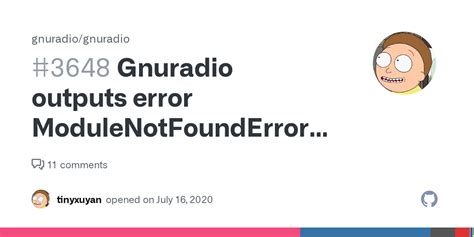 gnuradio outputs error modulenotfounderror no module named osmosdr