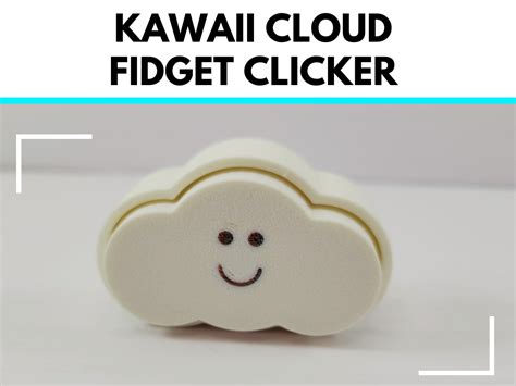 Kawaii Cloud Fidget Clicker Keyboard By STEMStarters MakerWorld
