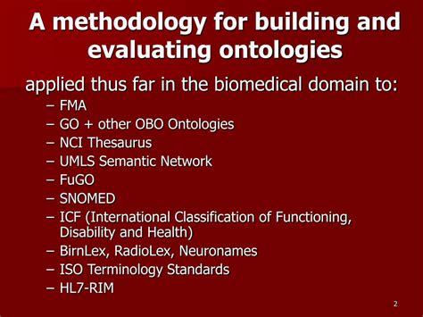 Ppt Principles Of Biomedical Ontology Design Powerpoint Presentation Id6027703